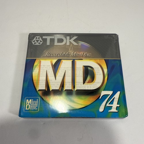 Brand New Sealed TDK MD-SG 74 minute Gold MiniDisc VTG | eBay