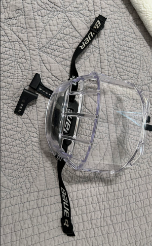 Bauer Concept III Hockey Clear Face shield. Size junior. | eBay