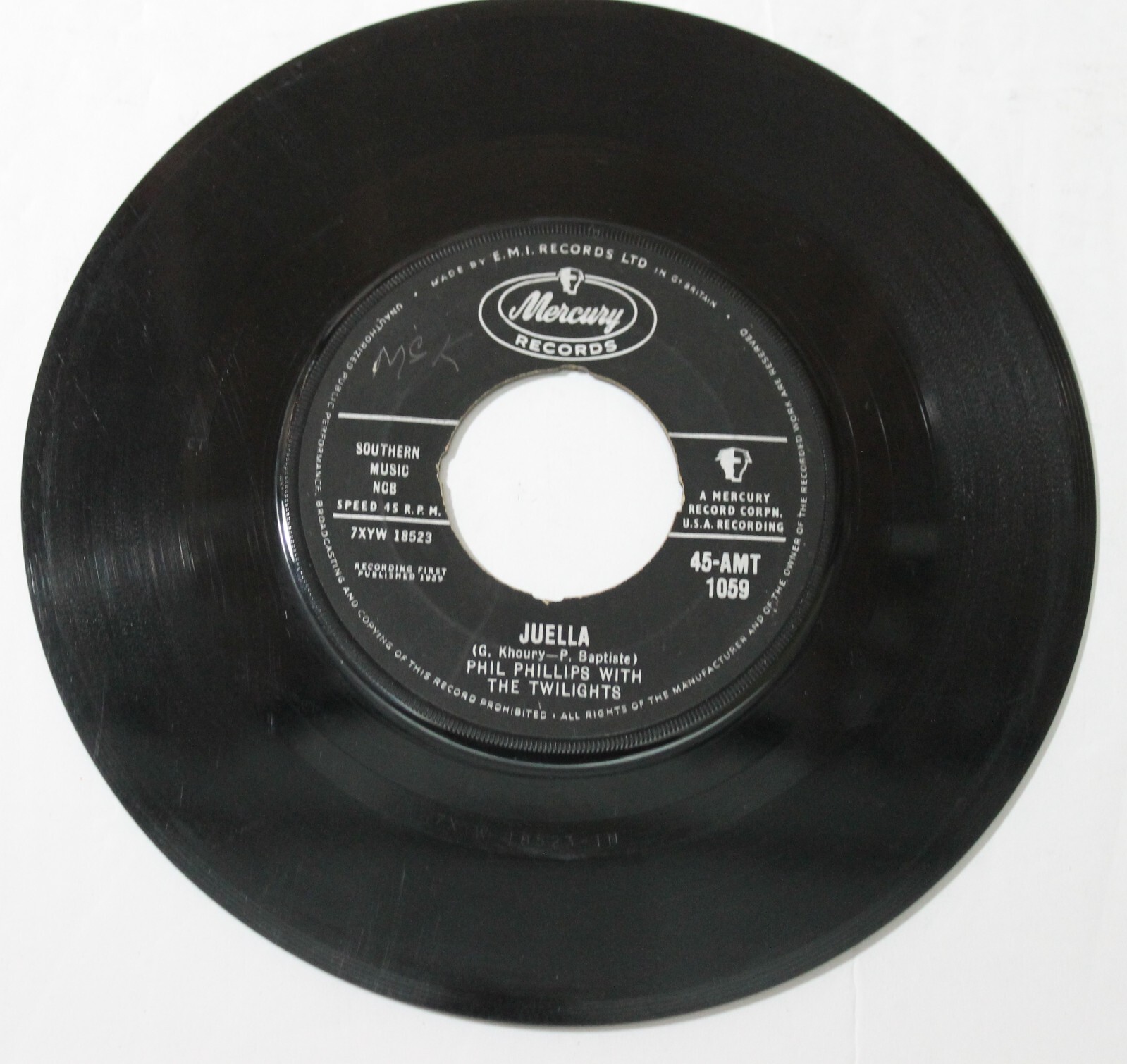 PHIL PHILLIPS Sea of Love / Juella 45 RPM - 1959 Mercury - Preowned | eBay