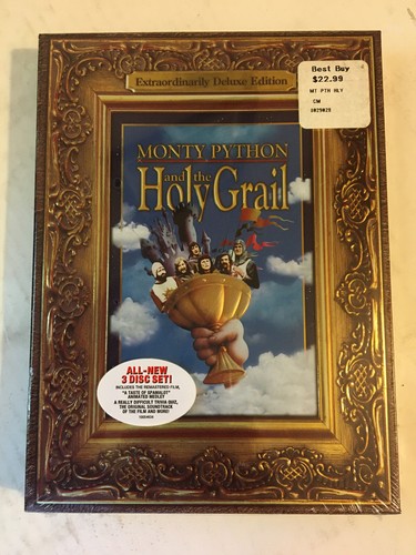 Monty Python & the Holy Grail DVD, New Sealed, 3 disc set 43396124516 ...