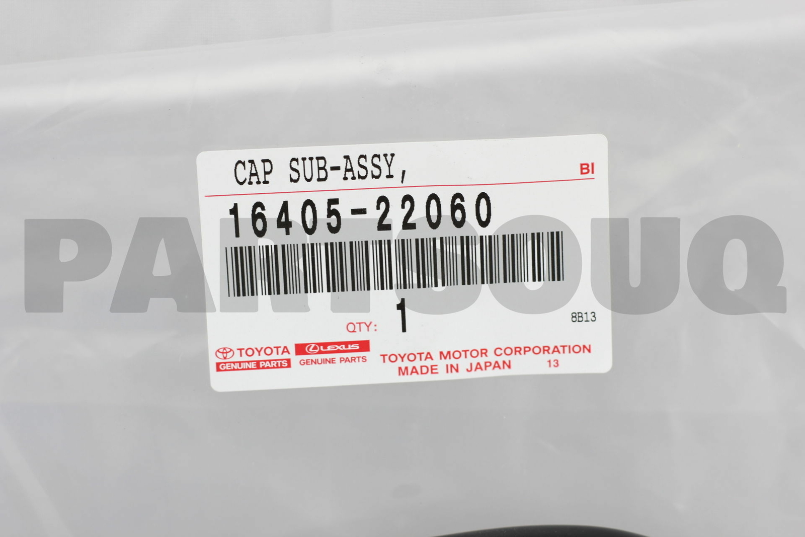 1640522060 Genuine Toyota CAP SUB-ASSY, RESERVE TANK 16405-22060 | eBay