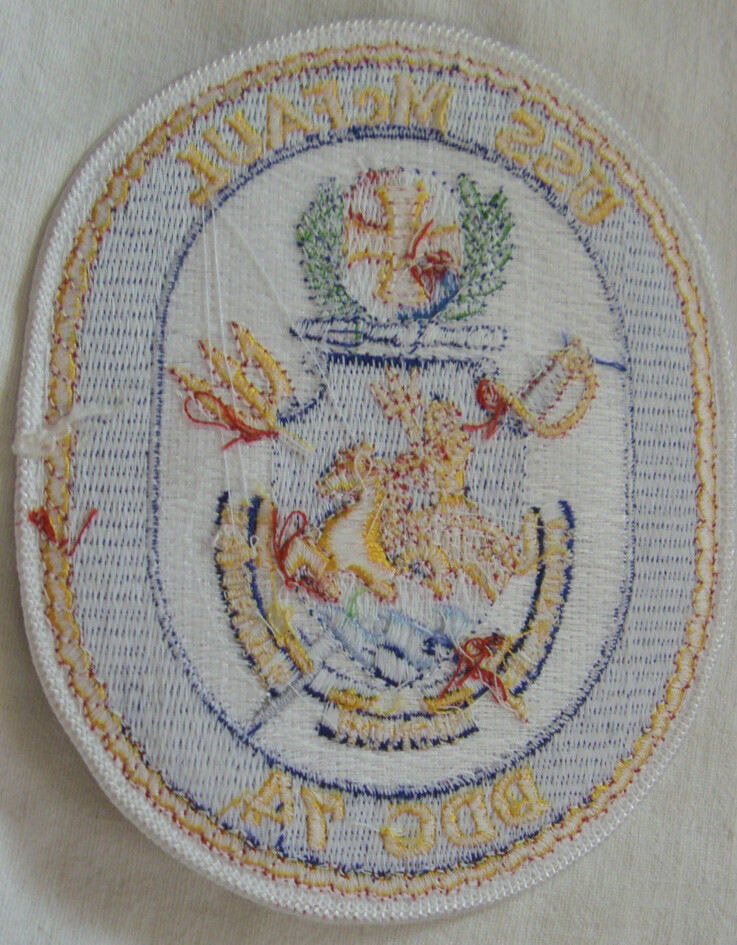 Pus427 - US Navy USS Mcfall DDG-74 Patch | eBay