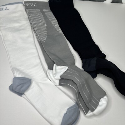 FITRELL 3 Pairs Compression Socks for Women and Men Support Socks S/M ...