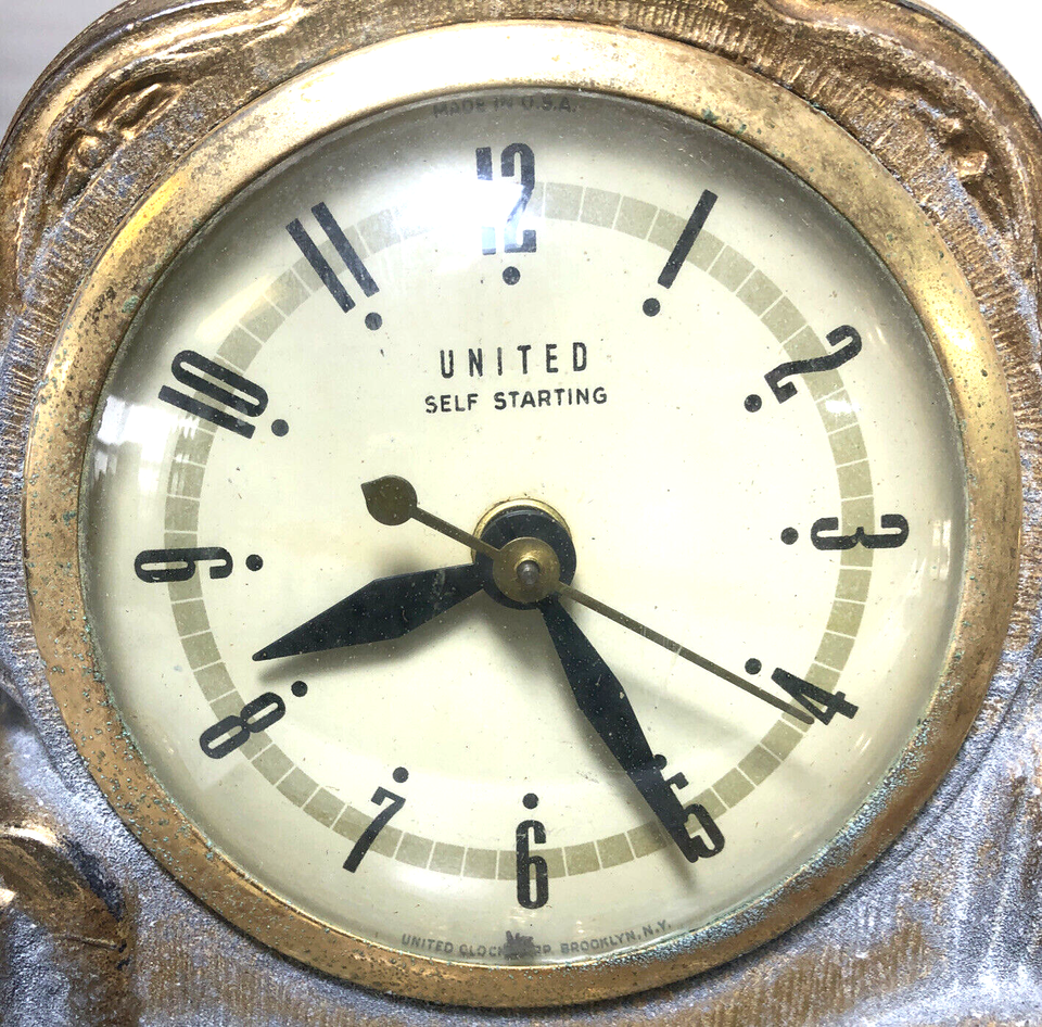 Vintage United No 315 Mantel horse Clock Made in the USA | eBay