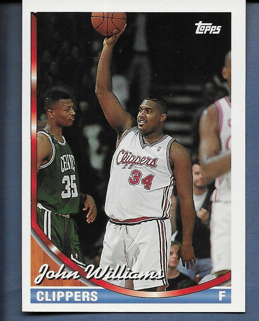 1993-94 Topps Basketball #127 John Williams CLIPPERS NM | eBay