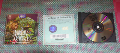 Vintage Microsoft Home Dangerous Creatures PC 1994 original CD | eBay