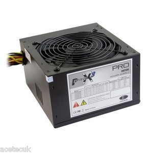 ATX PC POWER SUPPLY UNIT 450 500 600 800 WATT P4 AMD PSU QUIET FAN ...