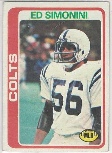 ED SIMONINI 1978 Topps #325 Colts ID:6574 | eBay