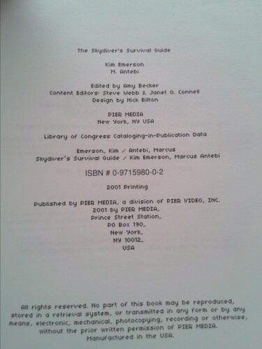 The Skydiver's Survival Guide by Kim Emerson; Marcus Antebi ...