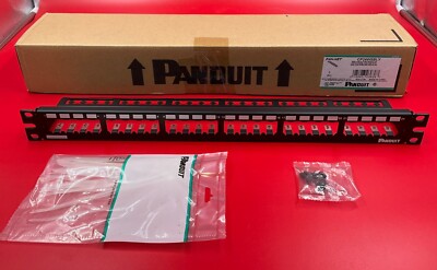 Panduit Pan-Net Flush Mounted Patch Panel CP24WSBLY ️️ ️️ NEW | eBay