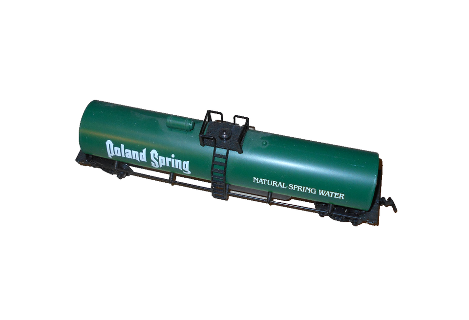 HO SCALE "POLAND SPRING" NATURAL SPRING WATER TANK CAR - TOUGH TO FIND ...
