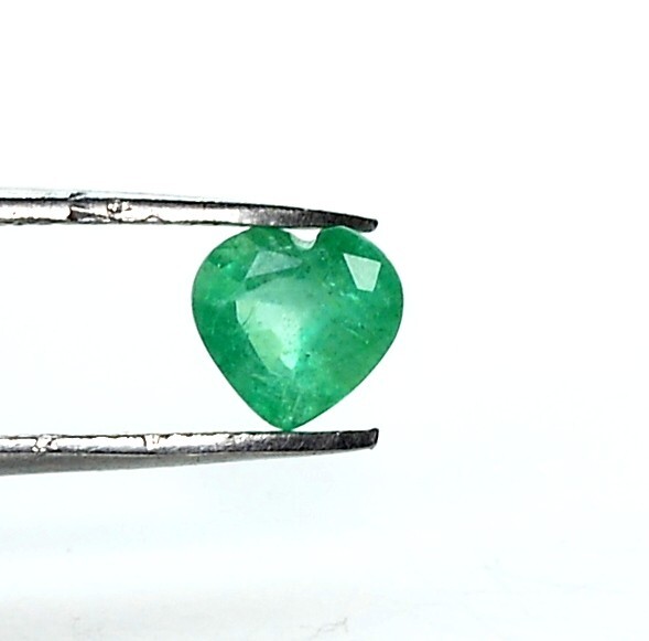 Certified Natural Emerald Heart Shape Cut 5.5x5.5 mm 0.52 CTS Loose ...