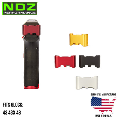 Slide Racker Back Plate for Glock 43 43X 48 Rack Assist Aluminum ...