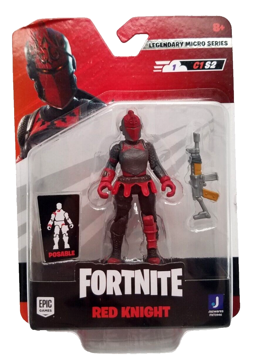 Fortnite RED KNIGHT Legendary Micro Series Action Figure Epic Games | eBay
