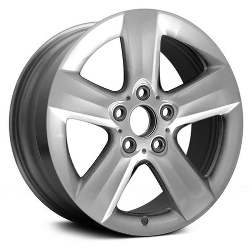 Wheel For 2001-06 BMW 3 Series 17x8 Alloy 5-Spoke Silver Bolt Pattern 5 ...