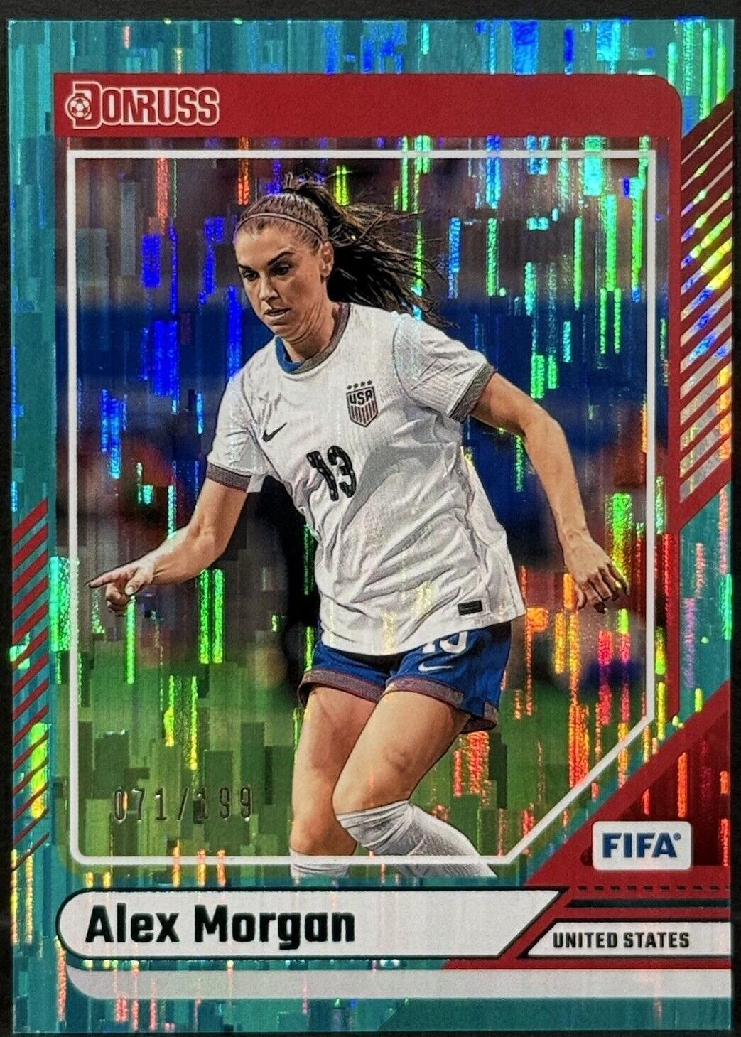 2024-25 Panini Donruss Fifa - Alex Morgan #168 Teal /199 for sale ...