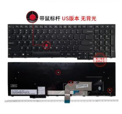 US Keyboard for Lenovo S5 S5 2nd Generation E560P Black US No Backlit ...