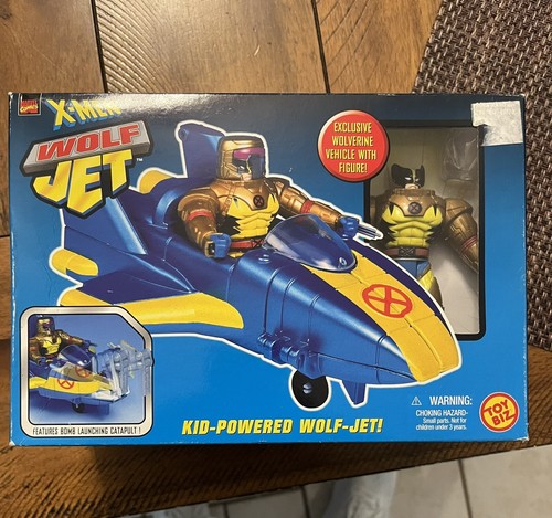 Marvel X-Men Space Wolverine Wolf Jet With Exclusive Figure 1998 Toy ...