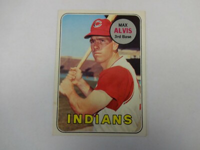 1969 Topps Baseball Max Alvis Cleveland Indians Card #145 | eBay