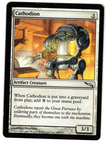 Magic_the_gathering Mirrodin Cathodion #149 2003,MTG,LP Uncommon | eBay