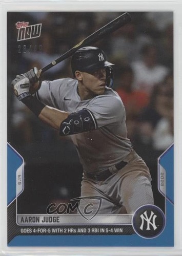 2022 Topps Now Blue /49 Aaron Judge #193 | eBay