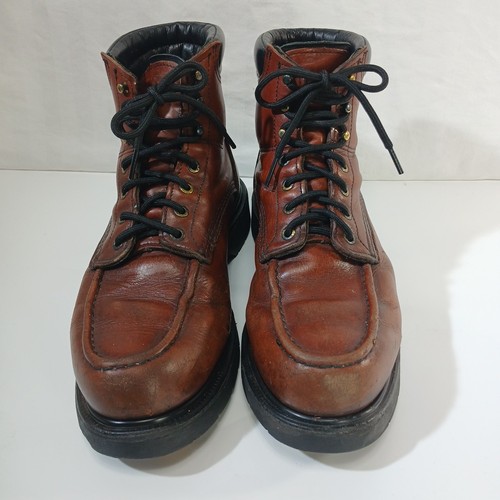 RED WING Size 10 202 SUPERSOLE RED MOC TOE BOOT Men’s USA Made | eBay