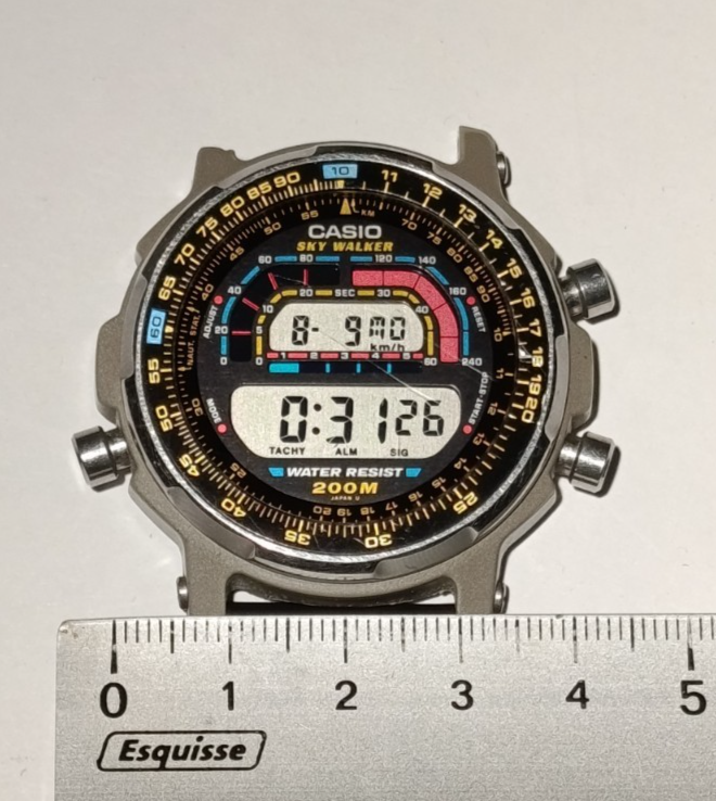 Casio Sky Walker Timecop DW-4000 vintage – Module 905 – Working ...