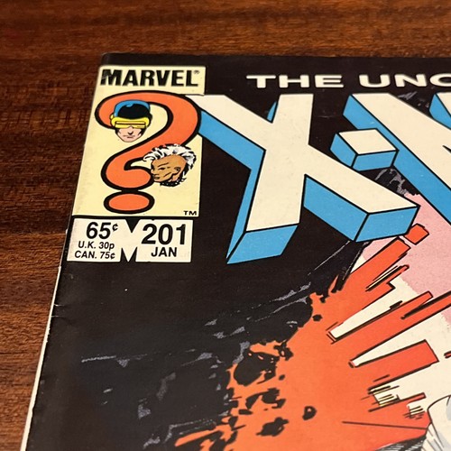 Marvel Comics The Uncanny X-Men #201 (1986) - Fine Key 🔑 Issue | eBay
