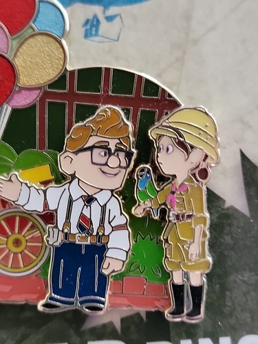 2024 Disney Parks Pixar UP 15th Anniversary Carl & Ellie Balloon Cart ...