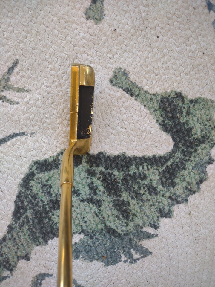 Vintage Austad's 24 karat Gold Plated Putter Made in USA 35" Original ...