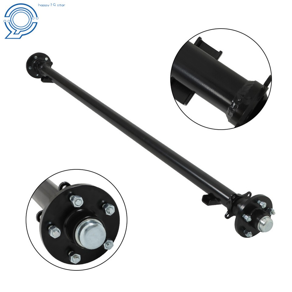 Trailer Axle 3.5K 5 lug 73" Hub Face 58" Spring Center 60" WIDE FRAME 5 ...