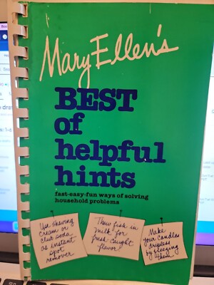 Mary Ellen's Best of Helpful Hints Paperback Vintage 1979 First Edition ...