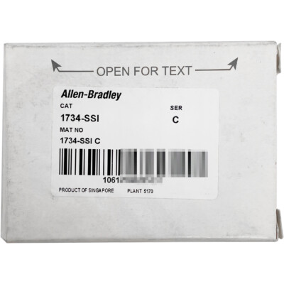 New Factory Sealed AB 1734-SSI SER C Encoder Input Module Allen Bradley ...