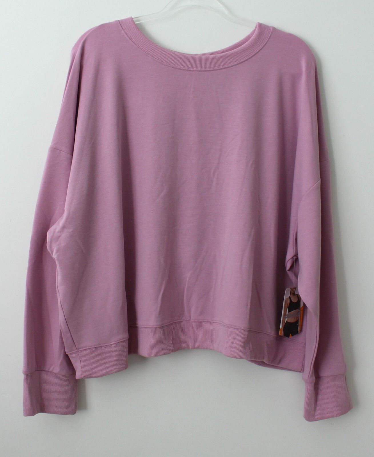 Avia Womens Long Sleeve Cutout Back Sweatshirt Purple Multisize NWT | eBay