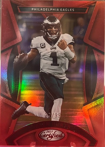 2023 Panini Certified Jalen Hurts Red /99 Eagles MVP! | eBay