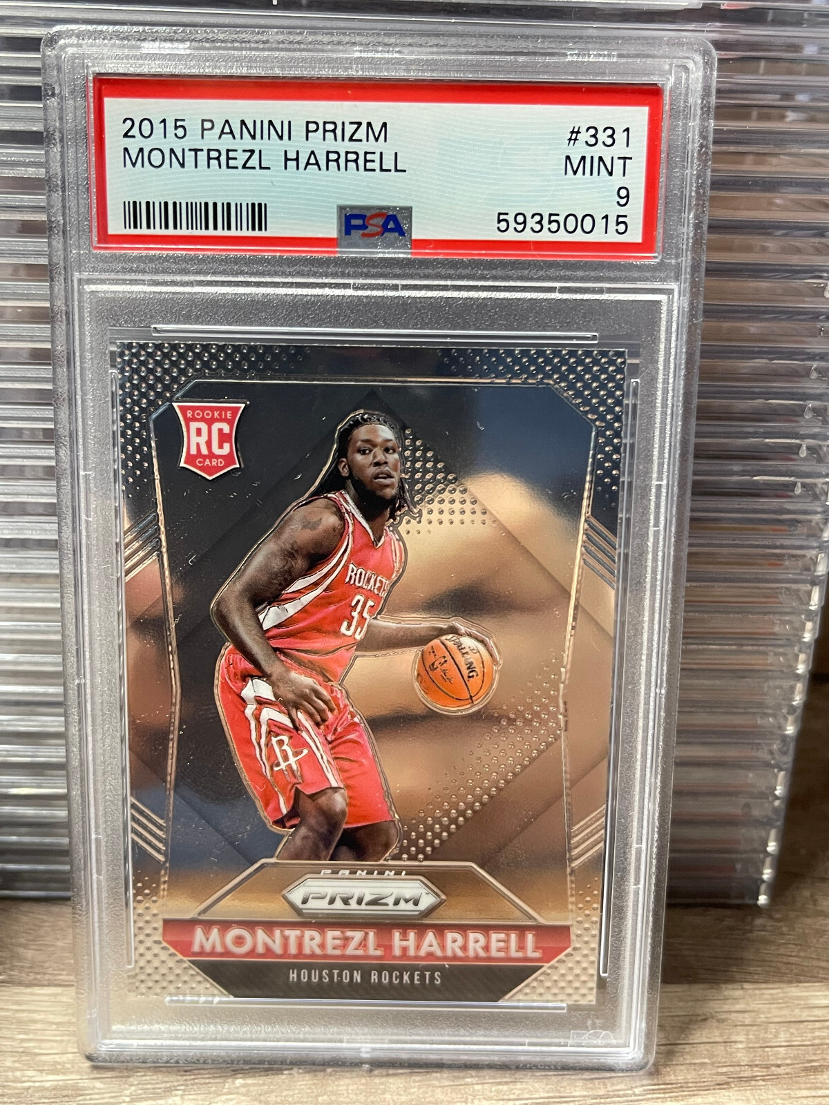 2015-16 Panini Prizm Rookies Montrezl Harrell #331 PSA 9 MINT Rookie RC ...