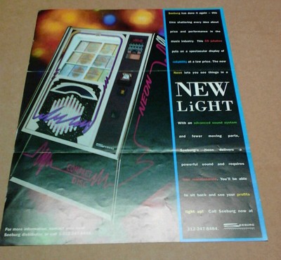 SEEBURG NEON CD Jukebox flyer- original | eBay