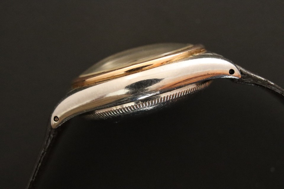 C. 1948 ROLEX Oyster Perpetual Bubbleback Ref #5015 w/ cal 630 N-A Mvmt ...