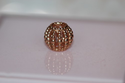 NIB PANDORA ROSE™ Beaded OPENWORK charm 788679C00 BOX BagTag | eBay