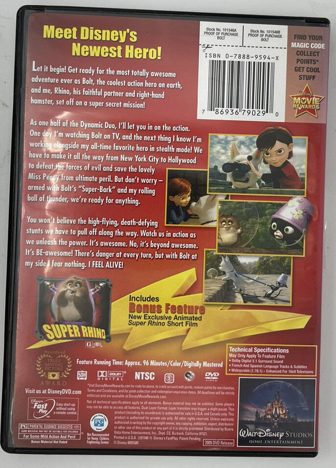 Bolt Dvd Cover Art