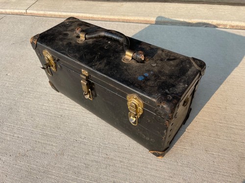 Antique BELL Telephone and Telegraph Hard Case / Tool Box - Bell System ...