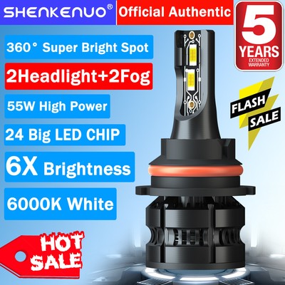 For Chevy Cobalt 2005-2010 Combo LED Headlights Bulbs High Low Beam Fog ...