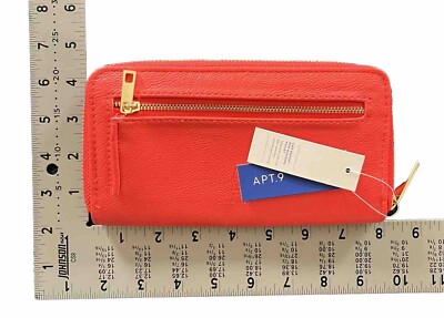 Apt. 9 Safe Keeper Women’s RFID-Blocking Zip Around Wallet - Flame ...
