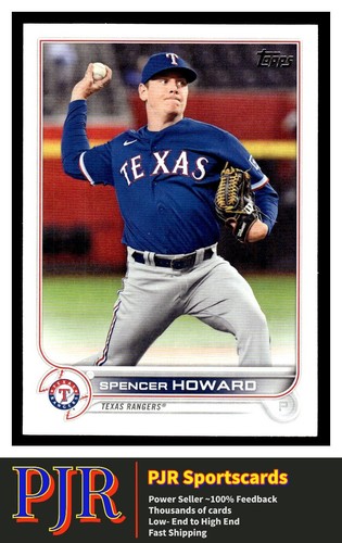 2022 Topps 1st Edition #162 Spencer Howard Texas Rangers | eBay