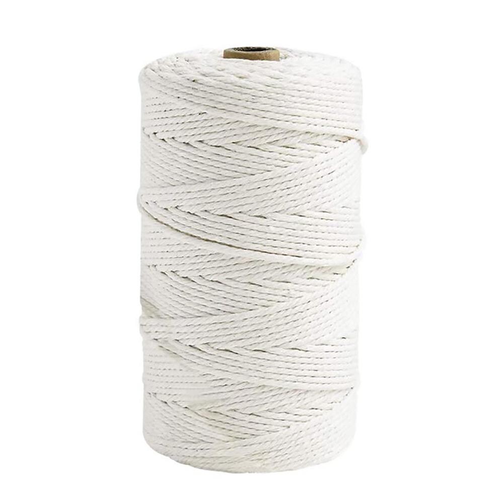 3 Strands 2mm Macrame Cord Cotton Twisted Rope String for DIY Craft ...