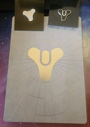Destiny 2 Tricorn Pins White/Black Retired Bungie No Codes w/ Steelbook ...