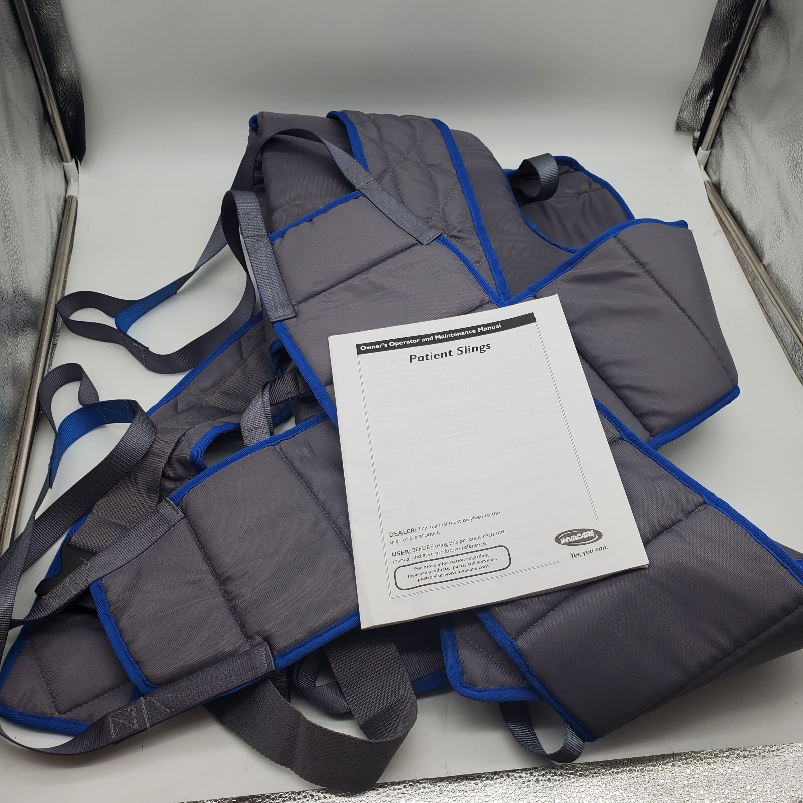 Invacare Premier Dress Toileting High Sling for Patient Lift Extra ...