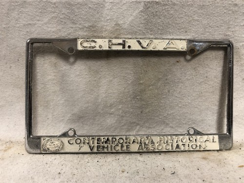 Vintage Contemporary Historical Vehicle Association License Plate Frame ...
