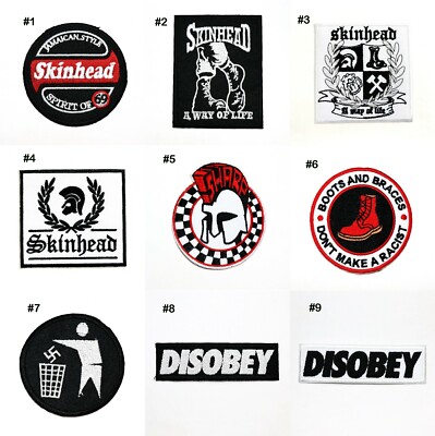 Skinheads Against Racial Prejudice Patch anti-racist Emblem for Iron on ...