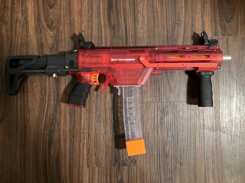 Worker Prophecy Red Honey Badger Blaster Harrier Nerf Retaliator ...